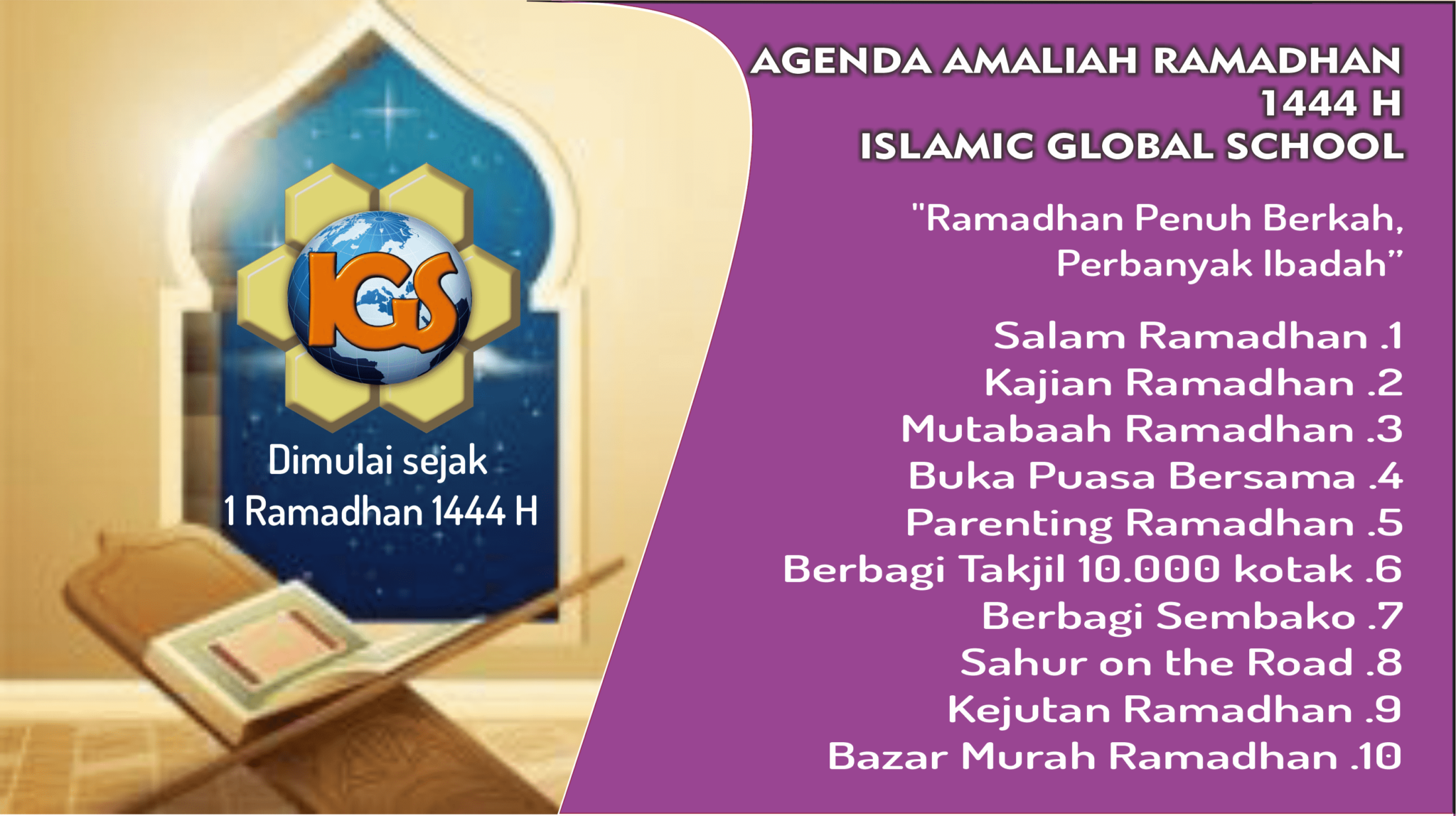 Agenda – Islamic Global School